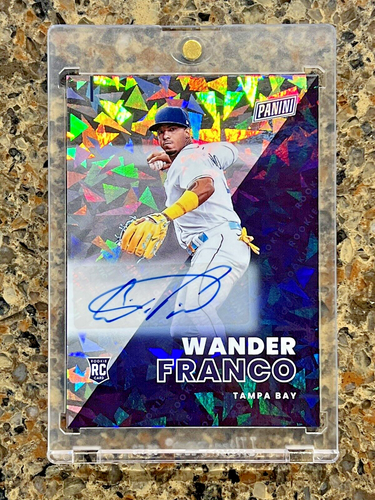 2022 Panini National Wander Franco Autograph #3/4 SSP Super Rare Rookie ...