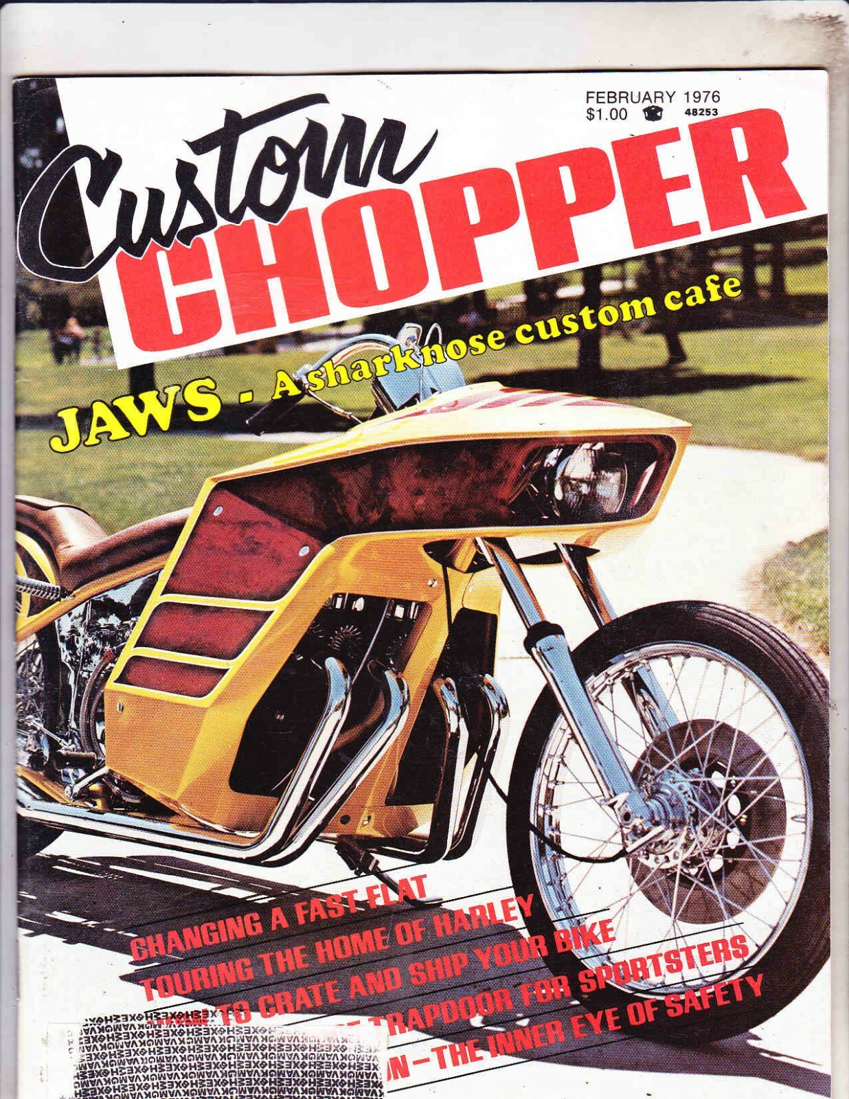CUSTOM CHOPPER MAGAZINE------FEBRUARY 1976 | eBay