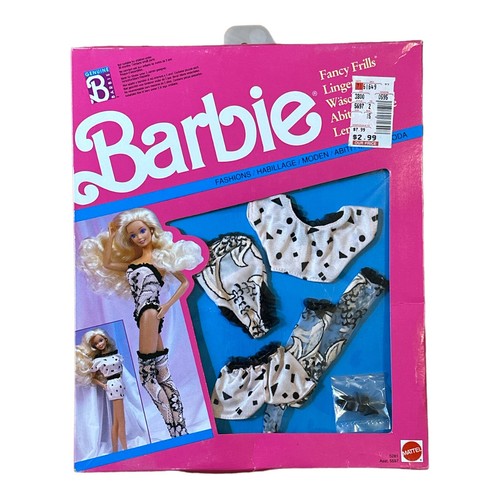 Mattel+Barbie+Fancy+Frills+Fashions+LINGERIE+%281990%29 for sale online ...