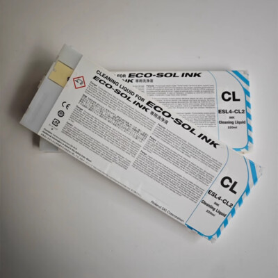 2PC Original Roland ESL4-CL2 Ink Cleaning Liquid For ECO-SOL INK 220ML ...