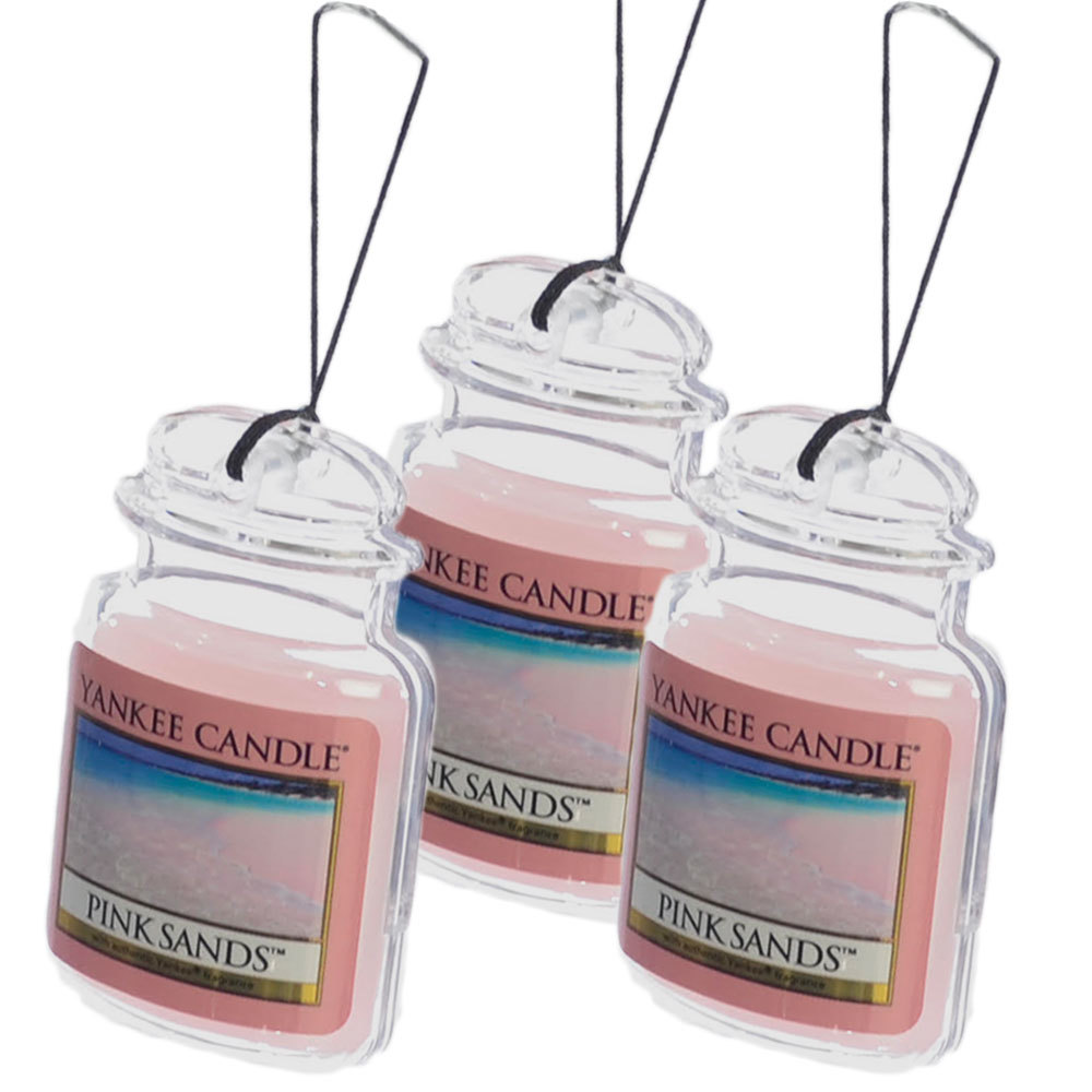 Yankee Candle Car Jar Ultimate Odor Neutralizing Air Freshener, Pink ...
