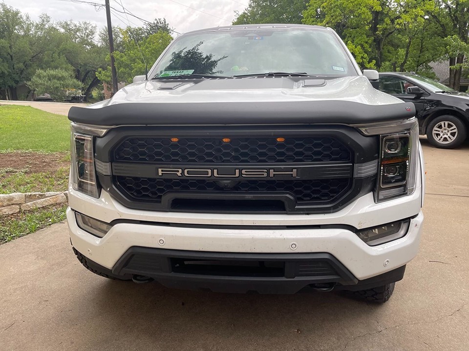 EGR Matte Black Hood Protector Bug Shield Deflector for 21-2024 Ford ...