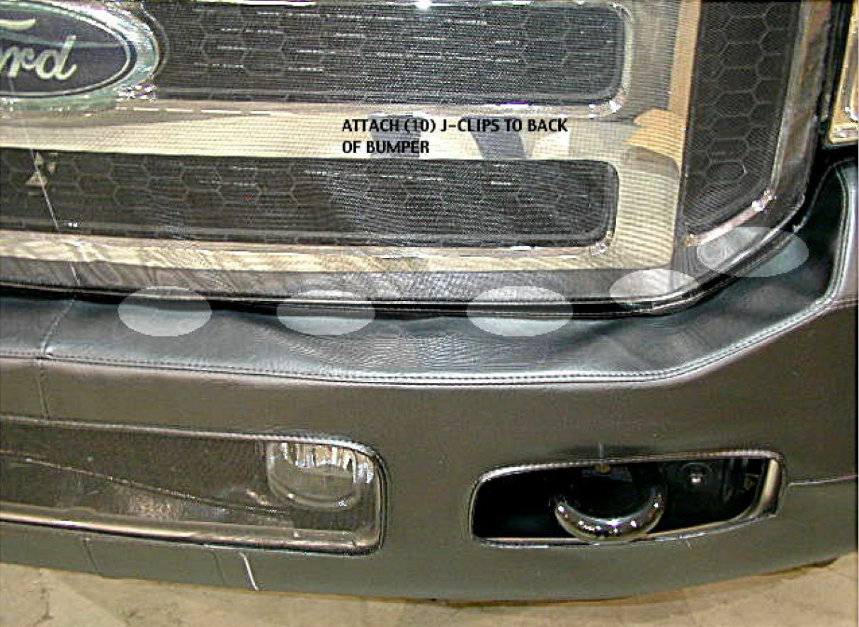 Lebra Front End Mask Cover Bra Fits 2005-2007 Ford F250 & F350 Super ...