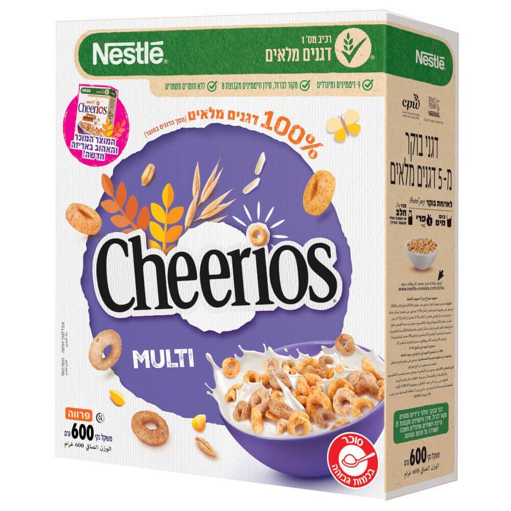 Nestle Multigrain Cheerios 5 Whole Grains Breakfast Cereals Kosher 600g ...