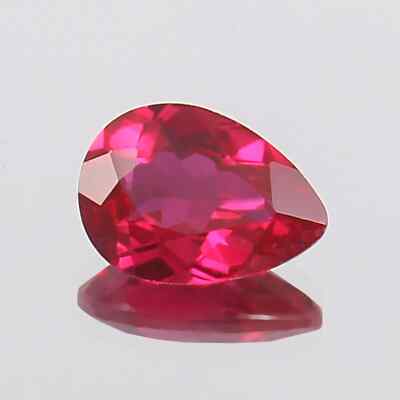 AAA 24.4 Ct Natural Mozambique Red Blood Ruby Pear GIE Certified Loose Gemstone | eBay