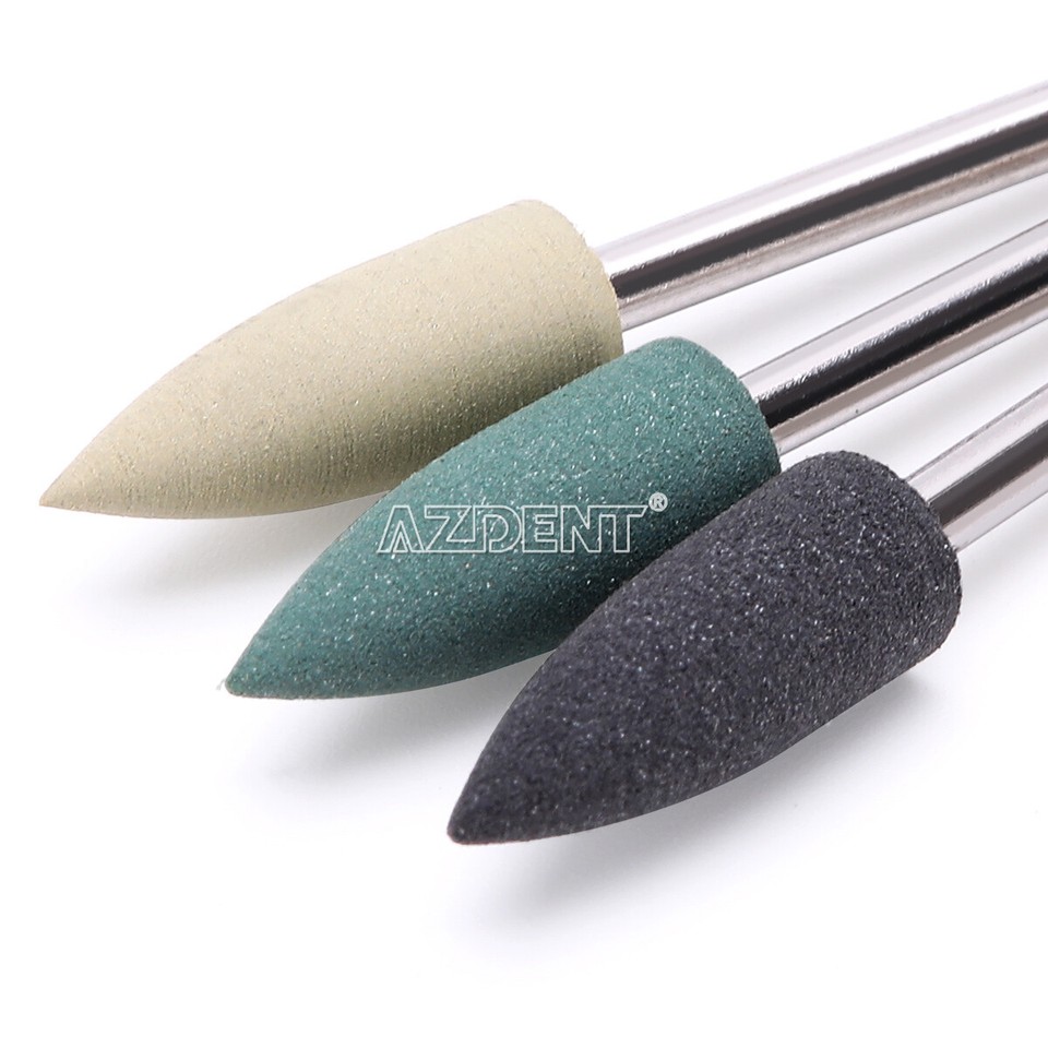 Dental Silicone Resin Base Acrylic Polishing Bur Dental Lab Diamond ...