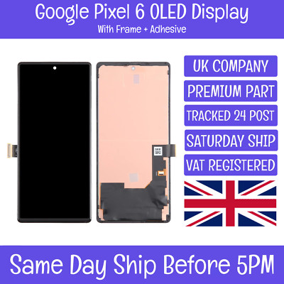 Google Pixel 6 OLED LCD Display Screen Touch Digitizer+Frame Bezel ...