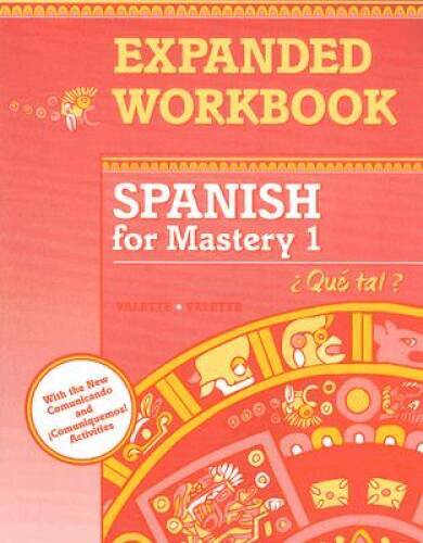 Spanish for Mastery: Expanded Workbook Level 1 (Spanish Edition) - GOOD ...