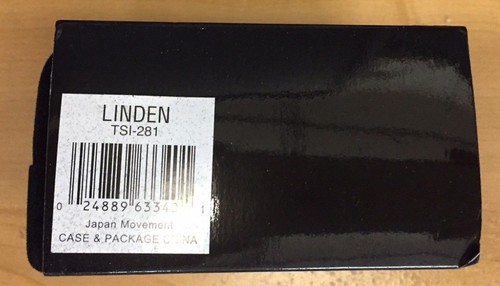 Linden Vintage Linden Clock CADILLAC Car Silver JAPAN MOVEMENT NEW ...