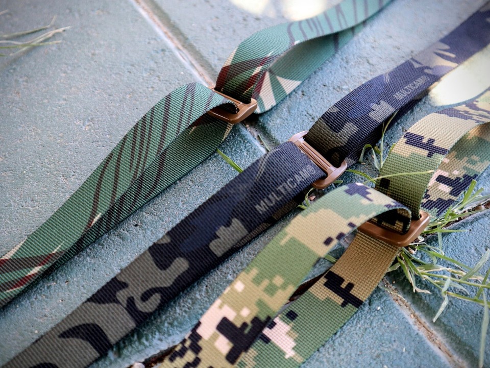 USA 55301 Mil-Spec 1" Webbing - Multicam, M81 Woodland, TIGER, DNC ...