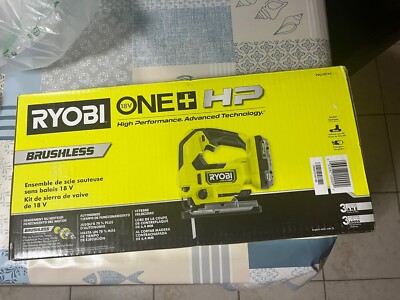 New RYOBI Jigsaw Kit Brushless Cordless 18-Volt With 2.0 Ah Battery and ...