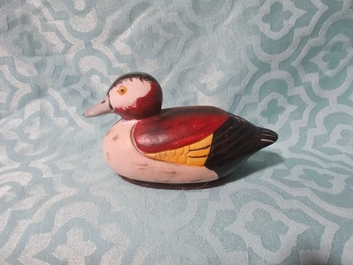 Jasco Ruddy Duck Decoy Clothes Lint Brush Bisque Figurine | eBay