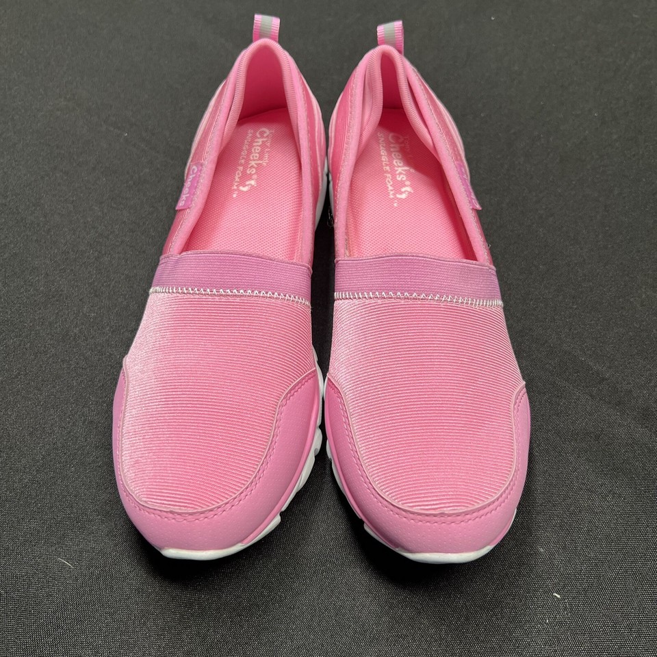 Tony Little Cheeks Lightweight Women’s 7.5 Pink Slip On Foam Shoes | eBay