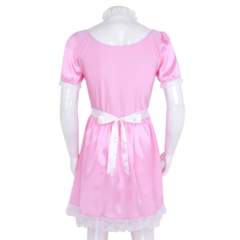Male French Maid Apron Dress Mens Halloween Party Role Play Fancy ...