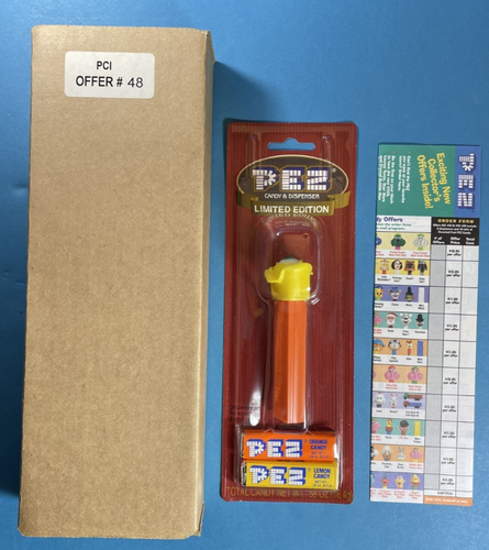 Pez Yellow Psychedelic Flower- Green Eye- Orange Stem- NIB- Mail in ...