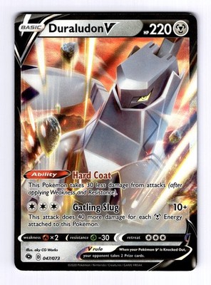 Duraludon V Champion's Path #47 (2020) Rare Holo V NM Pokemon | eBay