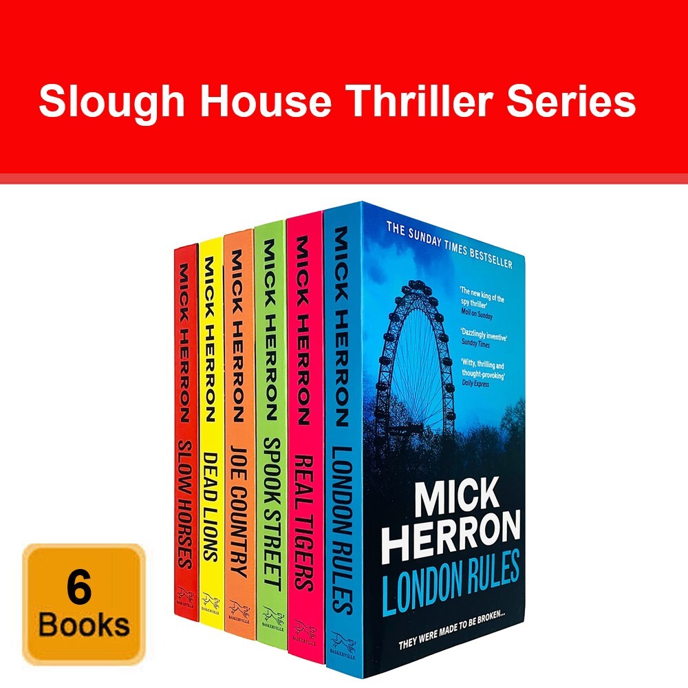 Slough House Thriller Series Books 1 - 6 Collection Set by Mick Herron ...