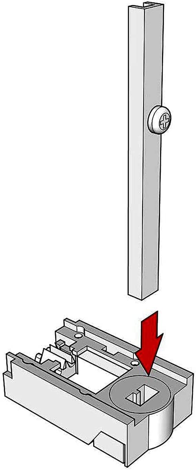 WELWIK 4pcs H 3785 Tilt Window Spiral Balance Pivot Lock Shoe Tilt ...