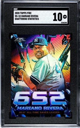 2020 Topps Fire - Shattering Stats #SS-10 Mariano Rivera for sale ...