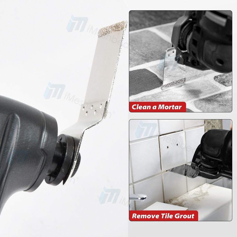 3 X Oscillating Multi Tool Blade Diamond Saw Blades Set For Mortar ...