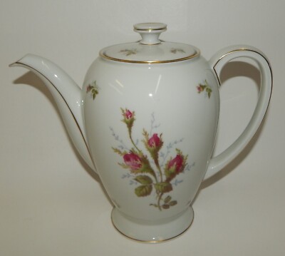 Rosenthal Germany Winifred Moss Rose Petal Lane China Coffee Pot Server ...