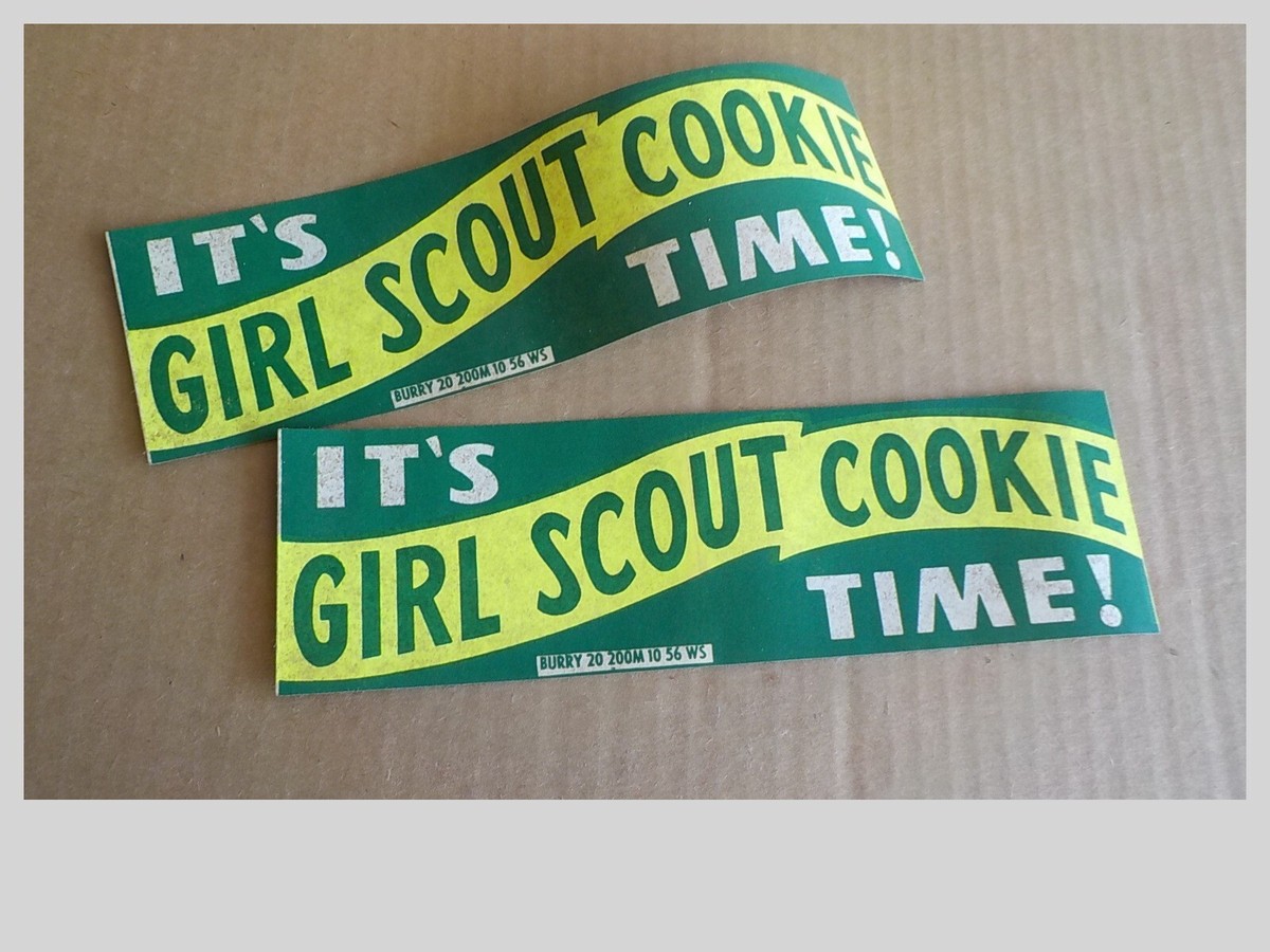 Girl Scout Thank You Stickers Girls Scout Thank You Stickers Etsy