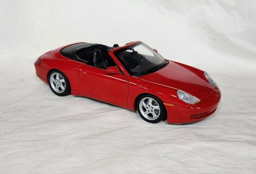 Porsche 996 Red Convertible 1/18 Diecast Gate Free Shipping! | eBay