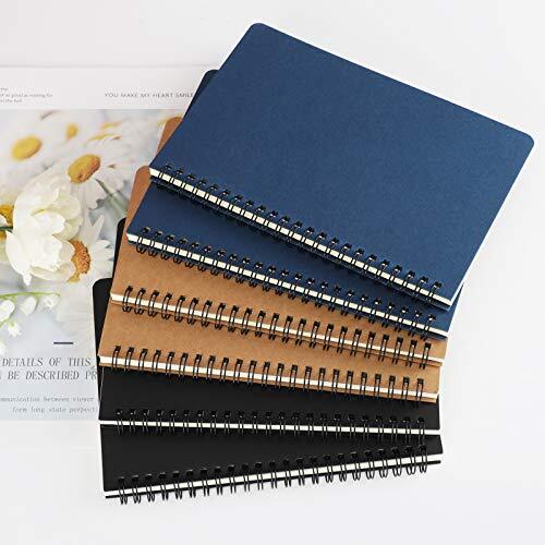 Students Ruled Spiral Notebook A5 6 Packs 5.5"x8.3" 120 Pages Lined ...