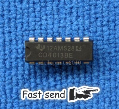100pcs CD4013 4013 CD4013BE CMOS Dual D Flip Flop TI DIP-14 | eBay