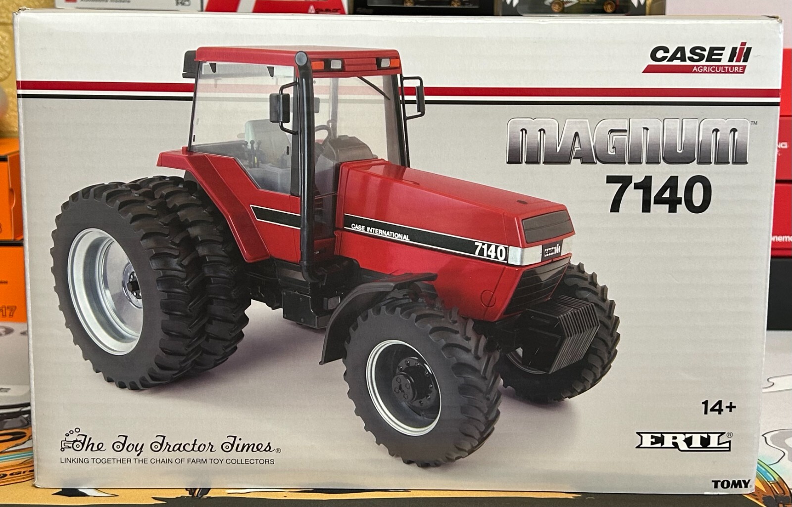 RARE-ERTL 1/16 CASE IH 1987 MAGNUM Tractor 7140-Open Cab & Engine-RED ...