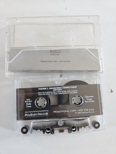 Yngwie Malmsteen Rising Force Odyssey Promo Cassette Tape Heavy Metal ...