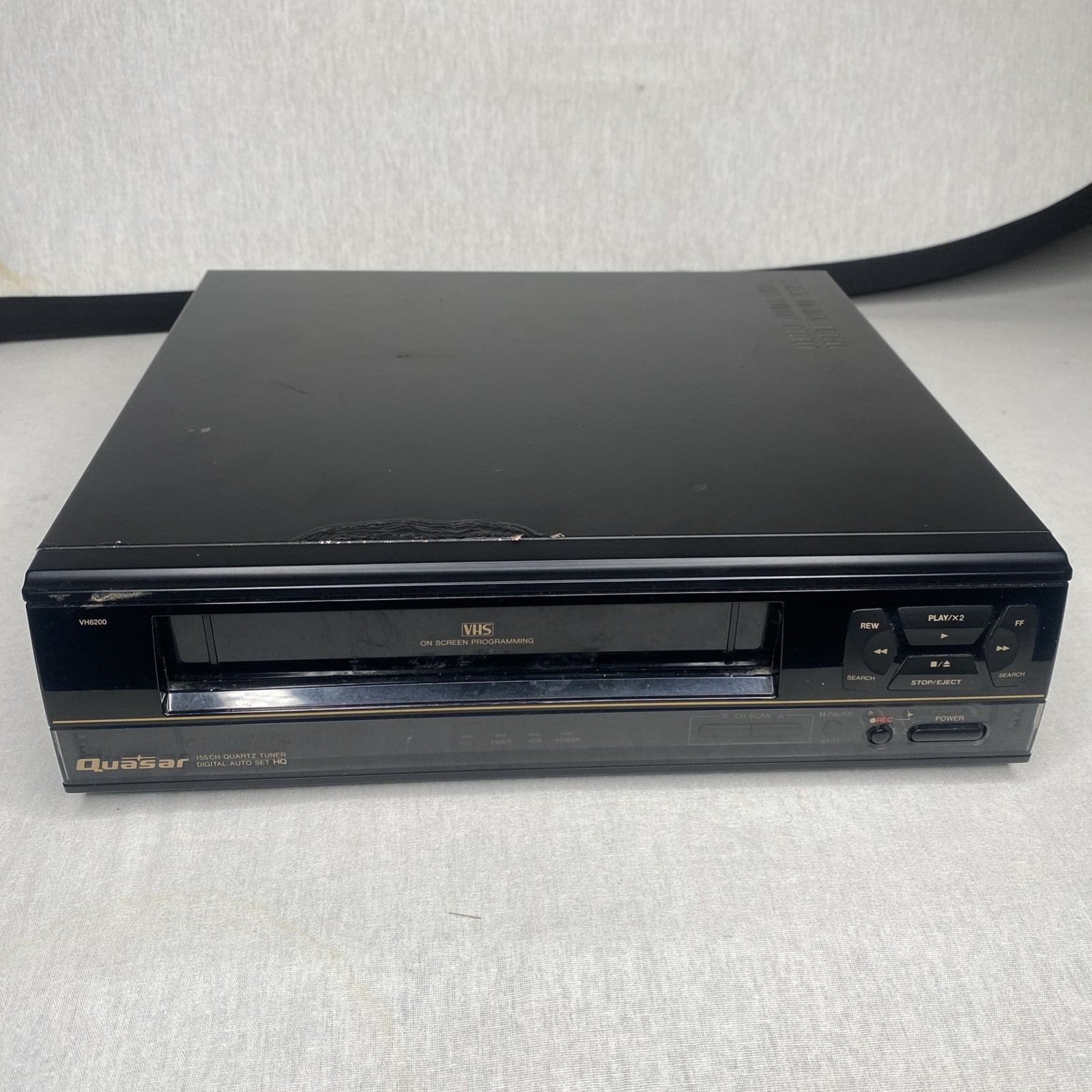 QUASAR VH6200 VCR/VHS Player Recorder No Remote For parts only READ | eBay