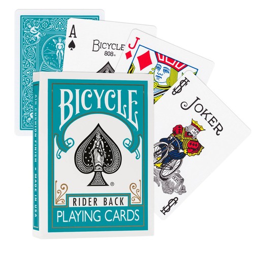 Bicycle Rider Back Playing Cards (Turquoise) | eBay