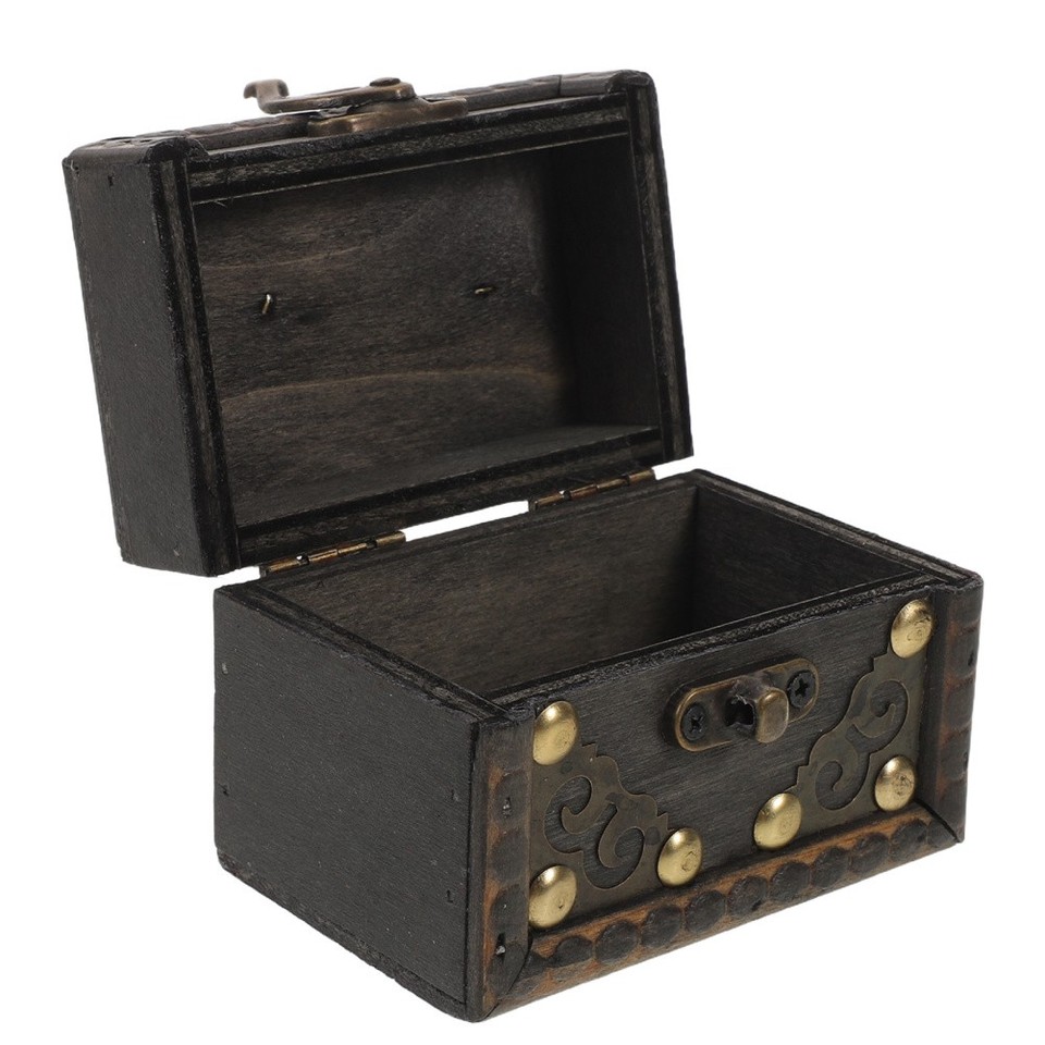 Keepsake Chest Treasure Storage Box Vintage Pirate Jewelry Storing ...