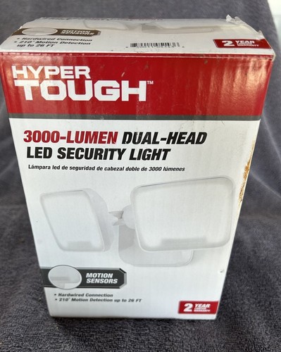 Hyper Tough 3000- Lumen Dual-head LED Security Light | eBay