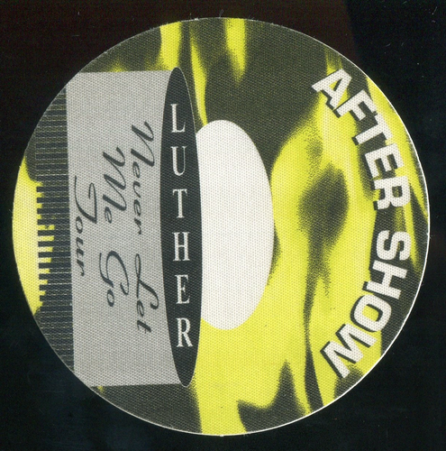 Vintage 1993 Luther Vandross Concert Backstage Pass After Show | eBay