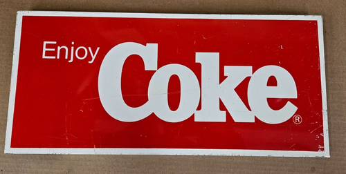 VINTAGE Coca Cola Sign Enjoy Coke B | eBay