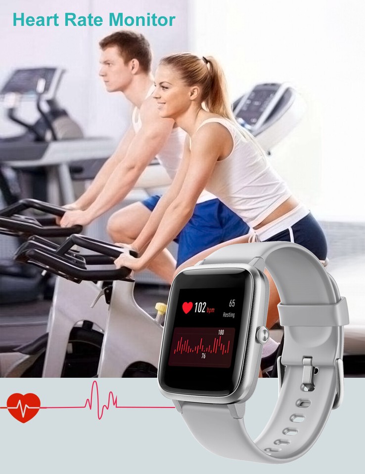 Bluetooth Calls Smart Watch for IOS Android Men Women Sleep Heart Rate ...
