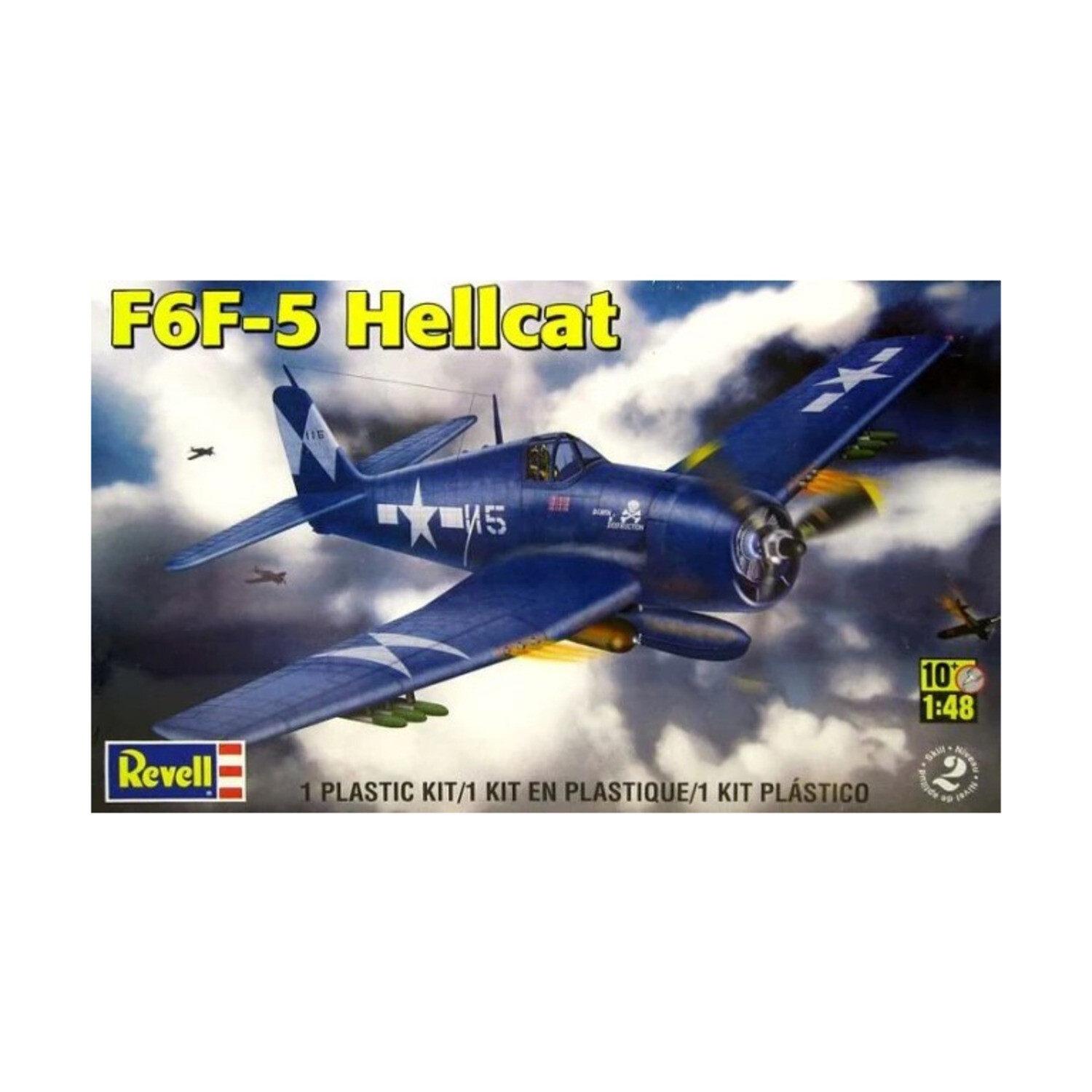 Revell/Monogram Model Kit 1/48 F6F-5 Hellcat SW | eBay