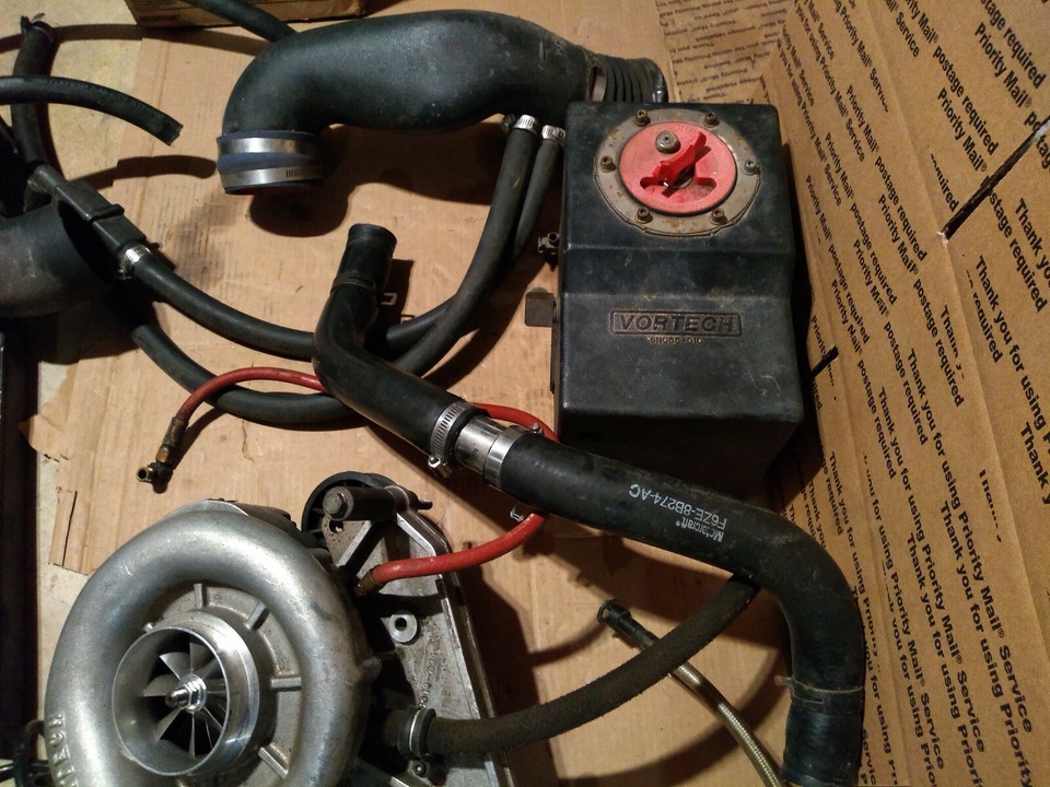 1996-2004 Ford Mustang 4.6L Vortech V1 S Intercooler Supercharger Setup ...