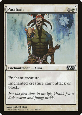 PACIFISM x4 mtg NM-M M14 Magic Core 2014 Common | eBay