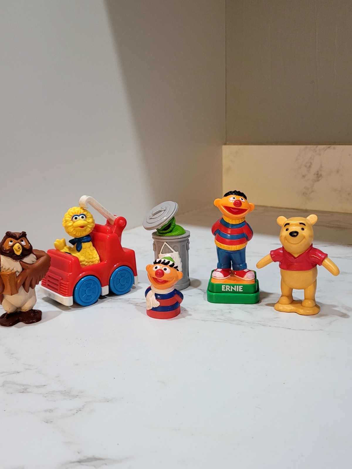 VTG Sesame Street Henson PVC Figures Set Lot Of 6 Muppets Winnie The ...