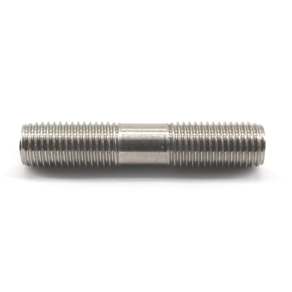 Double End Threaded Stud M12 x 50mm 304 Stainless Steel Dual Rod Bolt ...