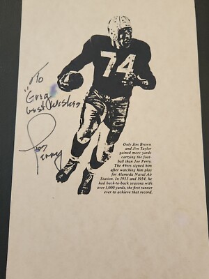 SAN FRANCISCO 49ers JOE PERRY SIGNED PAPER- Personalized | eBay