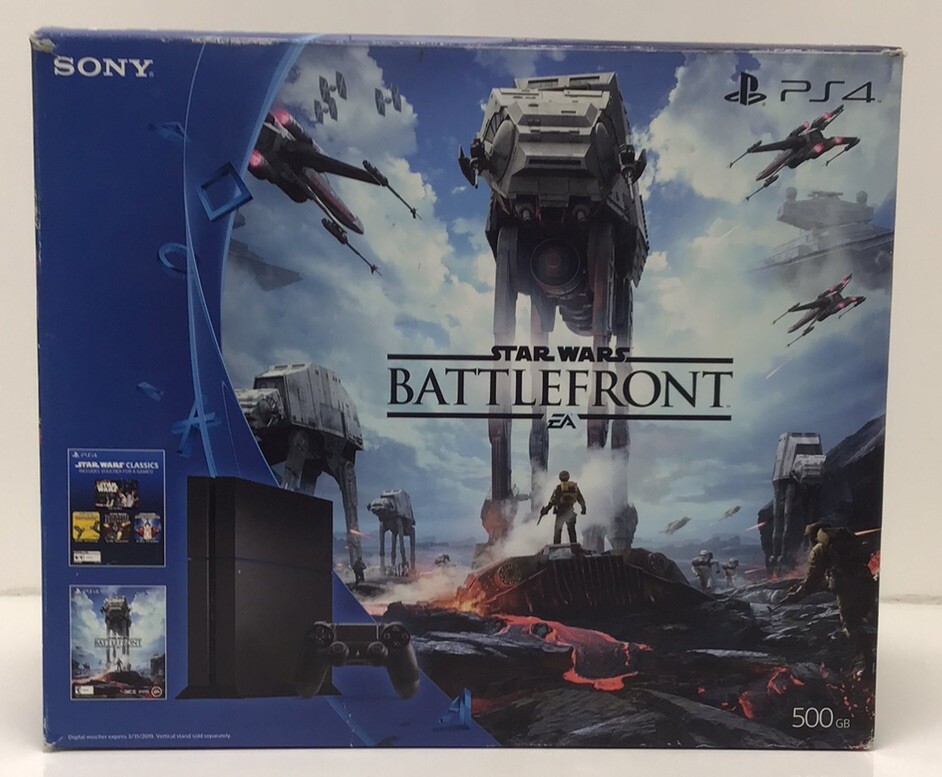 Sony PlayStation 4 Star Wars Battlefront Bundle 500GB Black Console ...