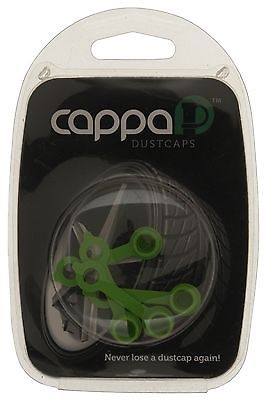 Cappa Car Dust Caps Green x4 Secure No Cap Loss Durable | eBay UK