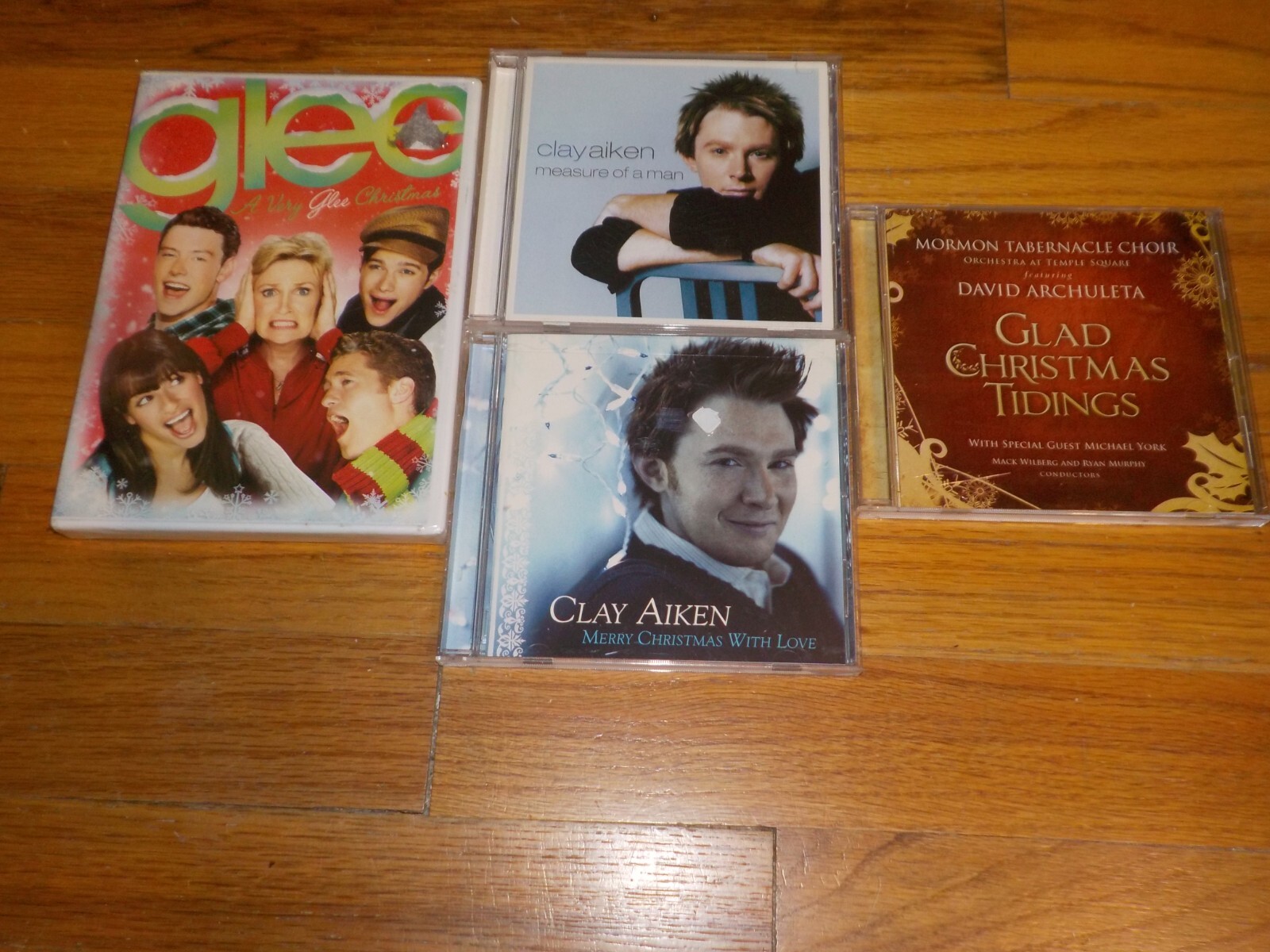 Glee Christmas DVD David Archuleta Glad Christmas TIding/Clay Aiken ...