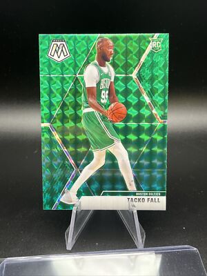 Tacko Fall 2019-20 Panini Mosaic - Green Prizm Rookie - #244 | eBay