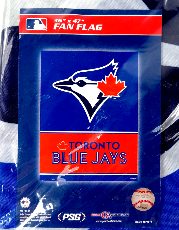MLB Toronto Blue Jays Baseball Flag 36" x 47" Banner Brand New & Sealed ...