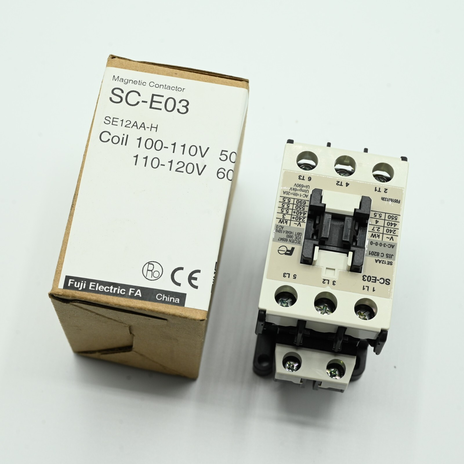 NEW IN BOX FUJI SC-E03 CONTACTOR SE12AA-H | eBay